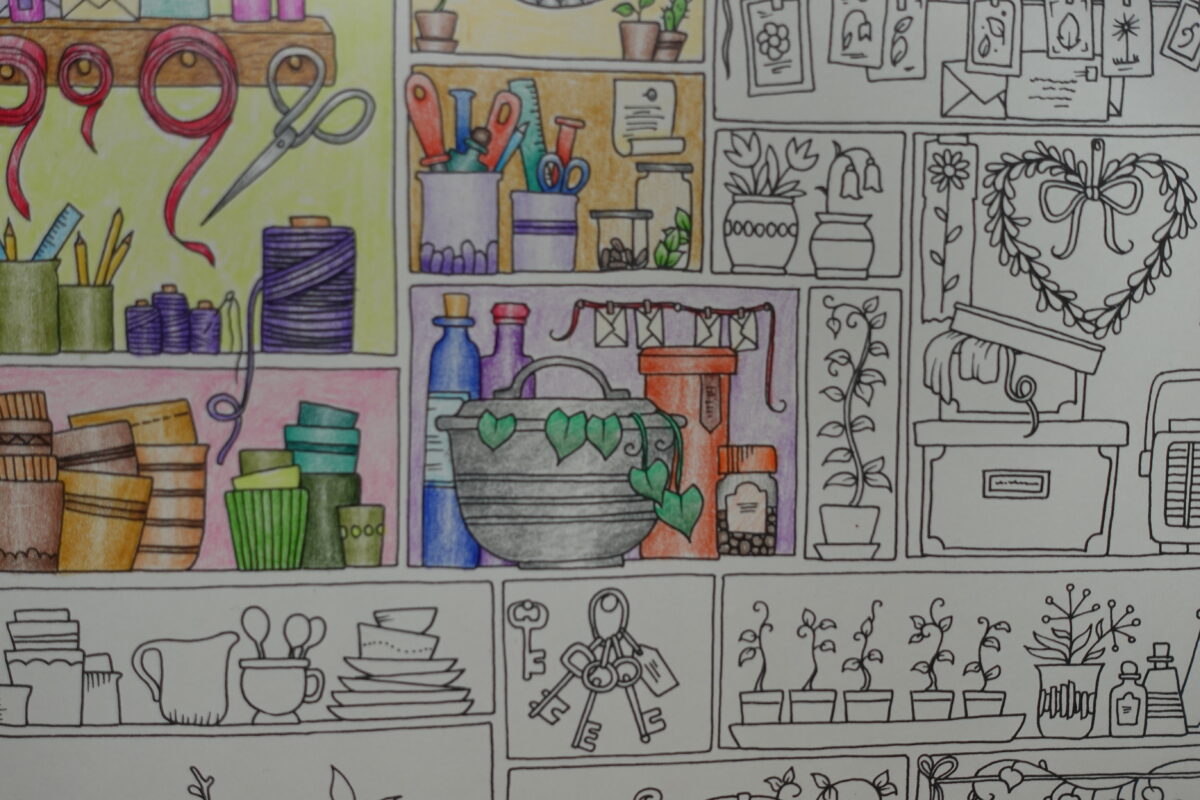 How to Tackle A Complex Colouring Page – Rachel Henderson Colouring